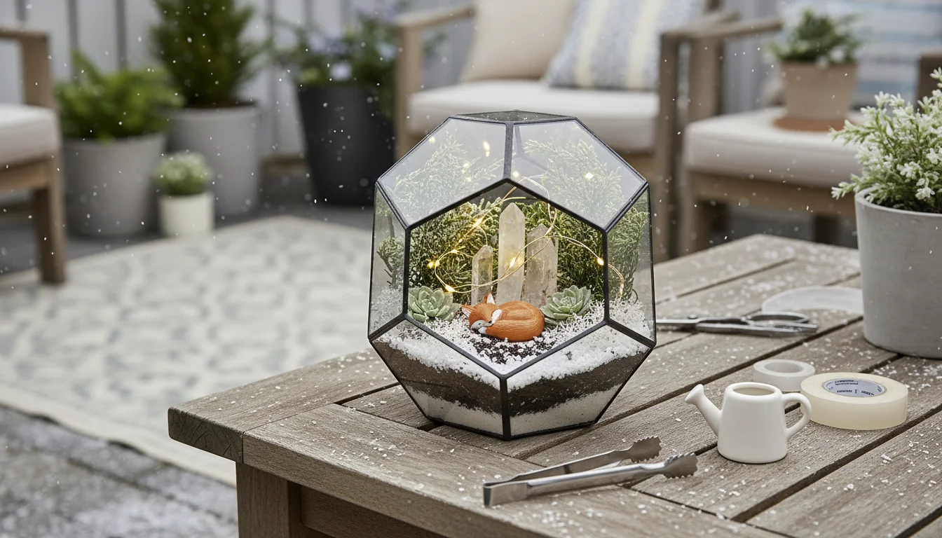 DIY a Tabletop Terrarium: Your Step-by-Step Guide to a Miniature Winter ...