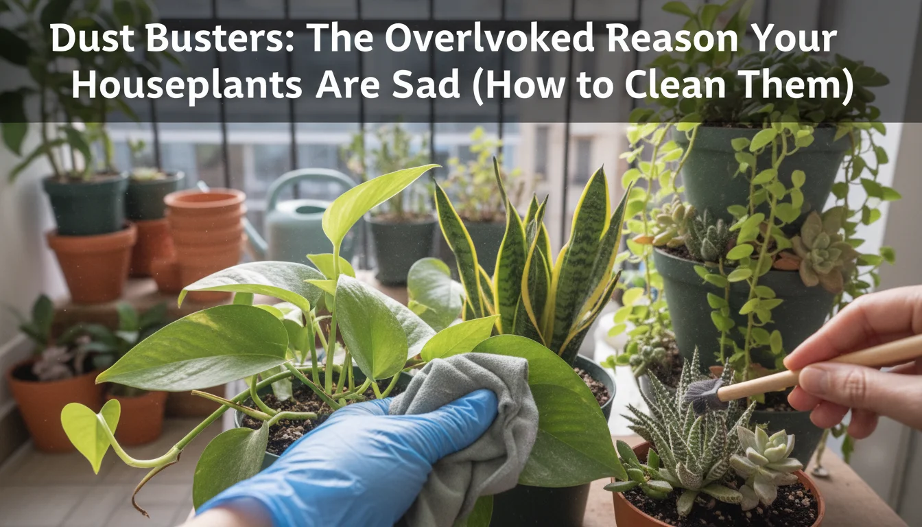 Dust Busters: The Overlooked Reason Your Houseplants Are Sad (And How ...