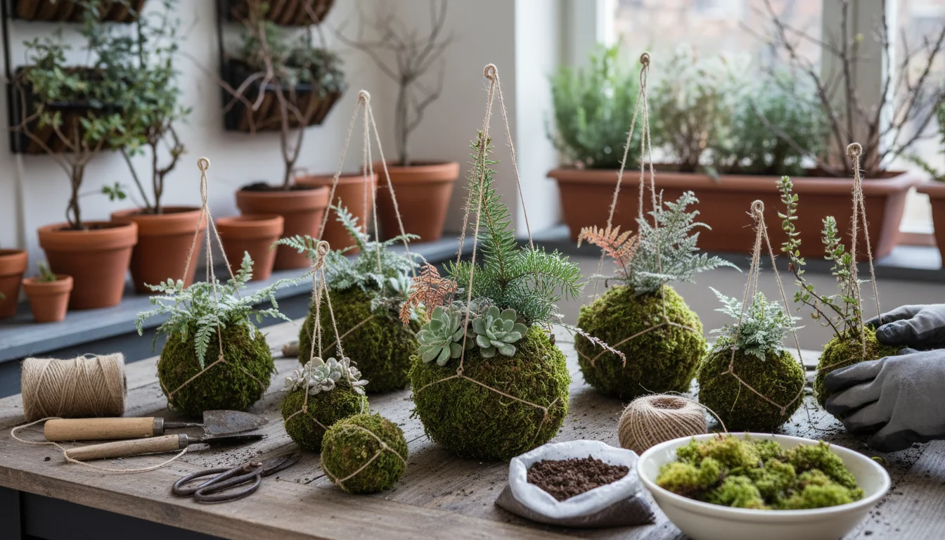 The Winter Kokedama Project: A Step-by-Step Guide to Making Japanese ...